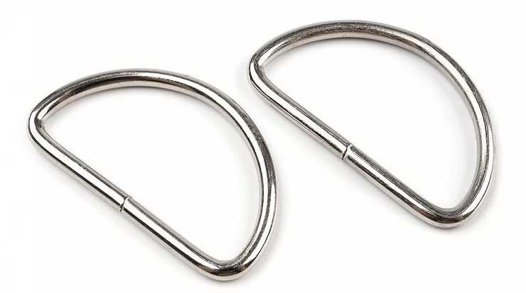 D-Ring Silber 38mm, 0,60